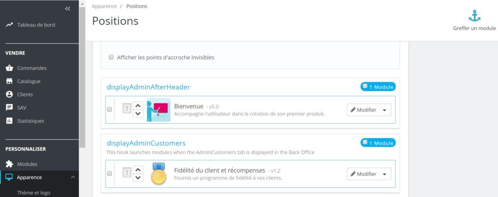 Explication des hooks sur Prestashop et WordPress